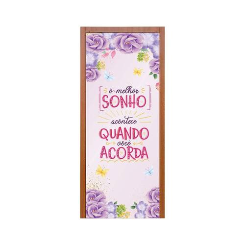 Painel Capa De Porta Frases 3D Em | Casas Bahia