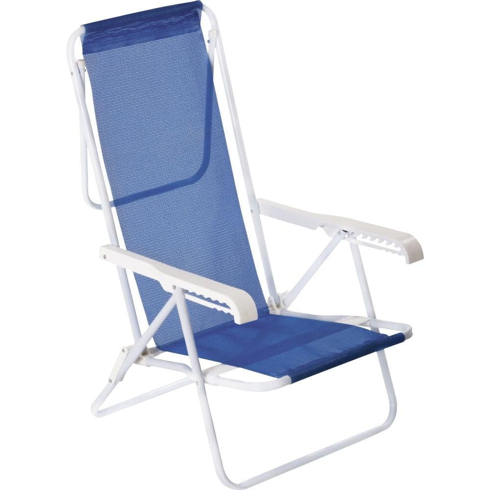 Cadeira De Praia Mor Reclinável De Aço Com 8 Posições | Casas Bahia