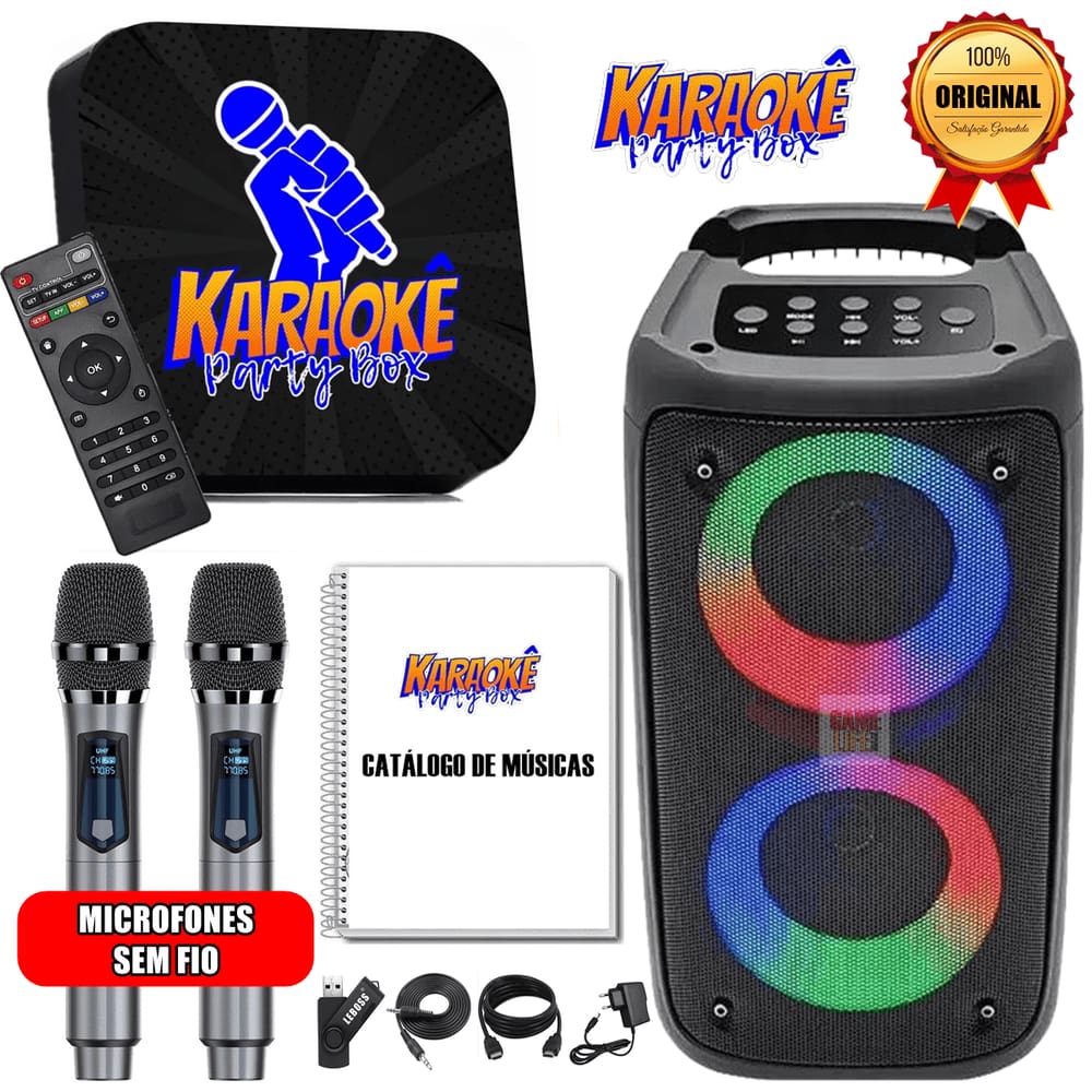 Karaoke Box Profissional Com 1.800 Musicas E Pontuacao Karaokebox ...