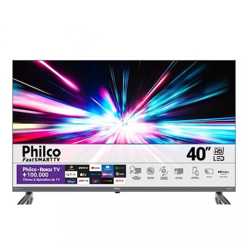 Smart TV Philco 40 Polegadas LED | Casas Bahia