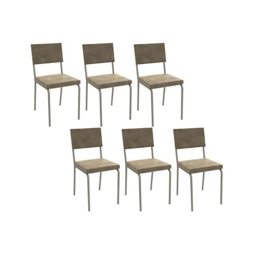 Cadeira Sala de Jantar Zaria 2C128 Kit | Casas Bahia