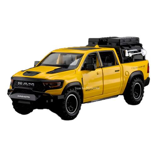 Carrinho Miniatura Dodge Ram Ferro Amarelo | Casas Bahia