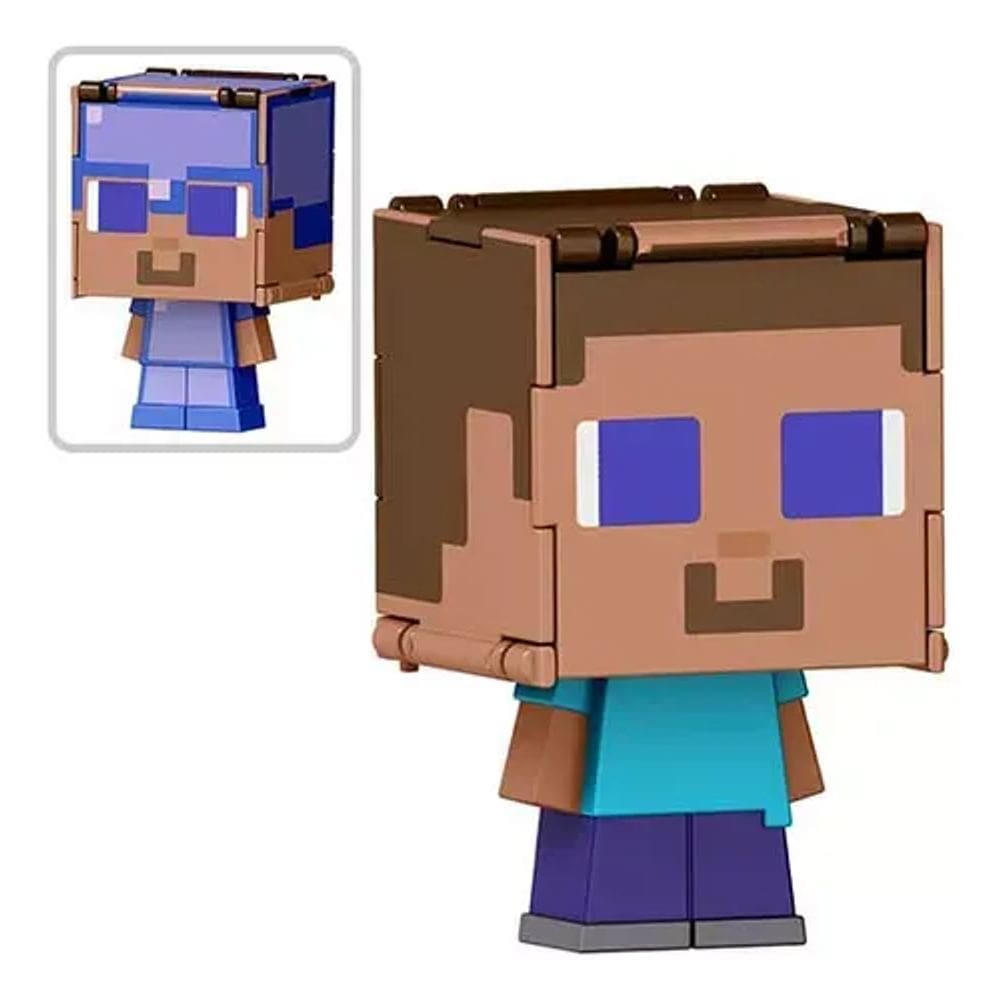 Minecraft Papercraft Steve Con Armadura Twenty Four Adhesive Shelf