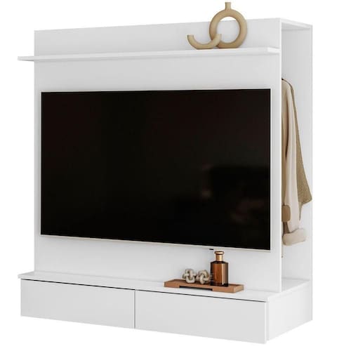 Painel 42 Polegadas Com Closet 2 Gavetas E Nicho | Casas Bahia