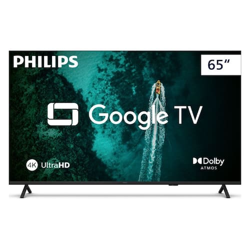 Smart TV Philips 65 4K Google | Casas Bahia