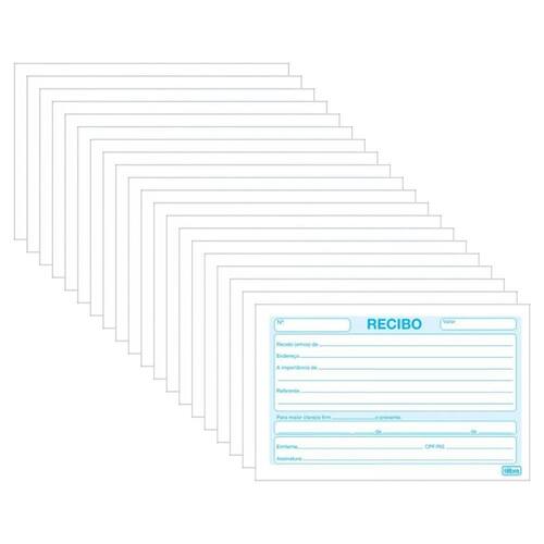 Recibo Comercial S- Canhoto Pequeno Tilibra | Casas Bahia