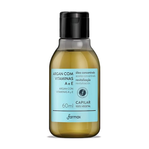 Óleo Capilar Argan com Vitaminas A e E Farmax 60ml | Casas Bahia