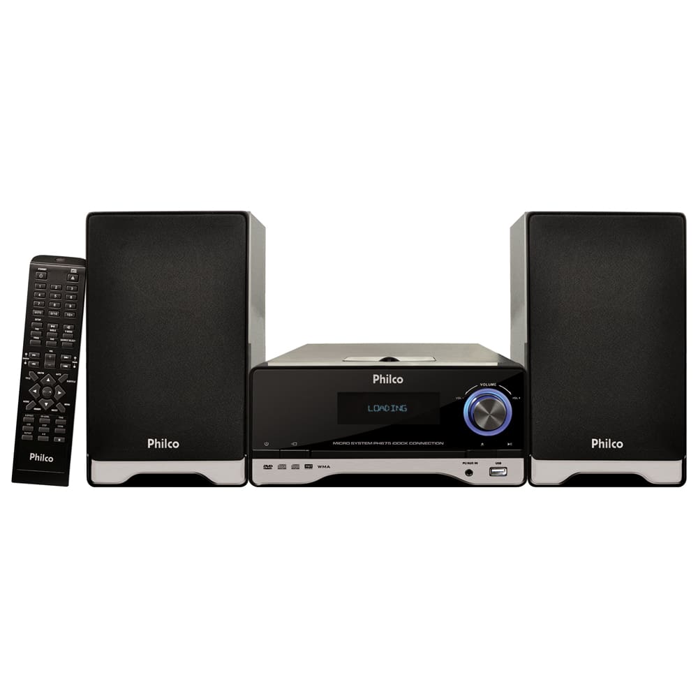 Mini system philco 500w usb mp3 bluetooth | Casas Bahia