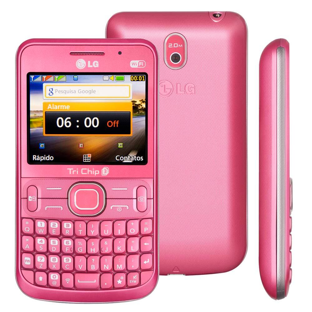 Celular 3 chips com teclado | Casas Bahia