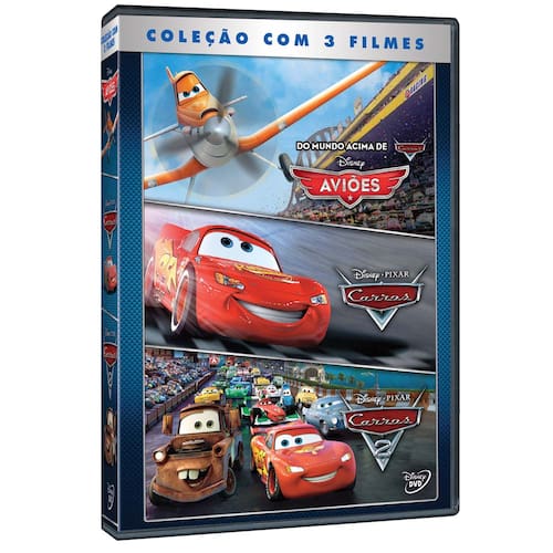 DVD - Box Coleção Disney: Aviões + Carros | Casas Bahia