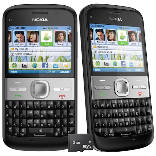 Celular Desbloqueado Nokia E5 Preto QWERTY, | Casas Bahia