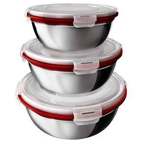 Conjunto de Potes Euro Home Herméticos em | Casas Bahia