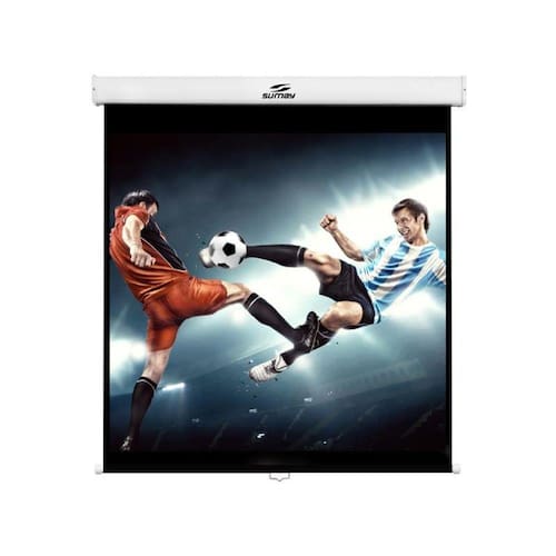 Tela De Projeção Retrátil Para Projetor 84" Trqs 84 | Casas Bahia