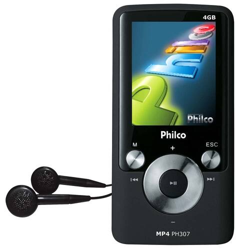 MP4 Player Philco PH307 4GB c/ | Casas Bahia