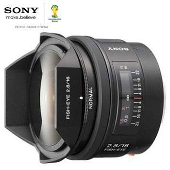 Lente A-Mount Olho de peixe Sony SAL16F2816 | Casas Bahia