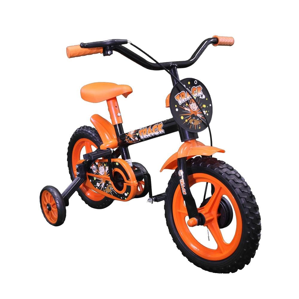 Bicicleta aro 12 infantil laranja | Casas Bahia