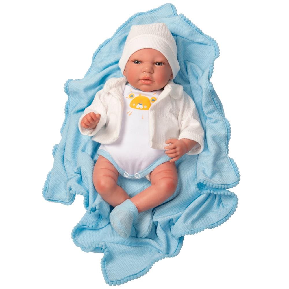 Mini bebe reborn com olhos fechado e super realista e muito | Casas Bahia