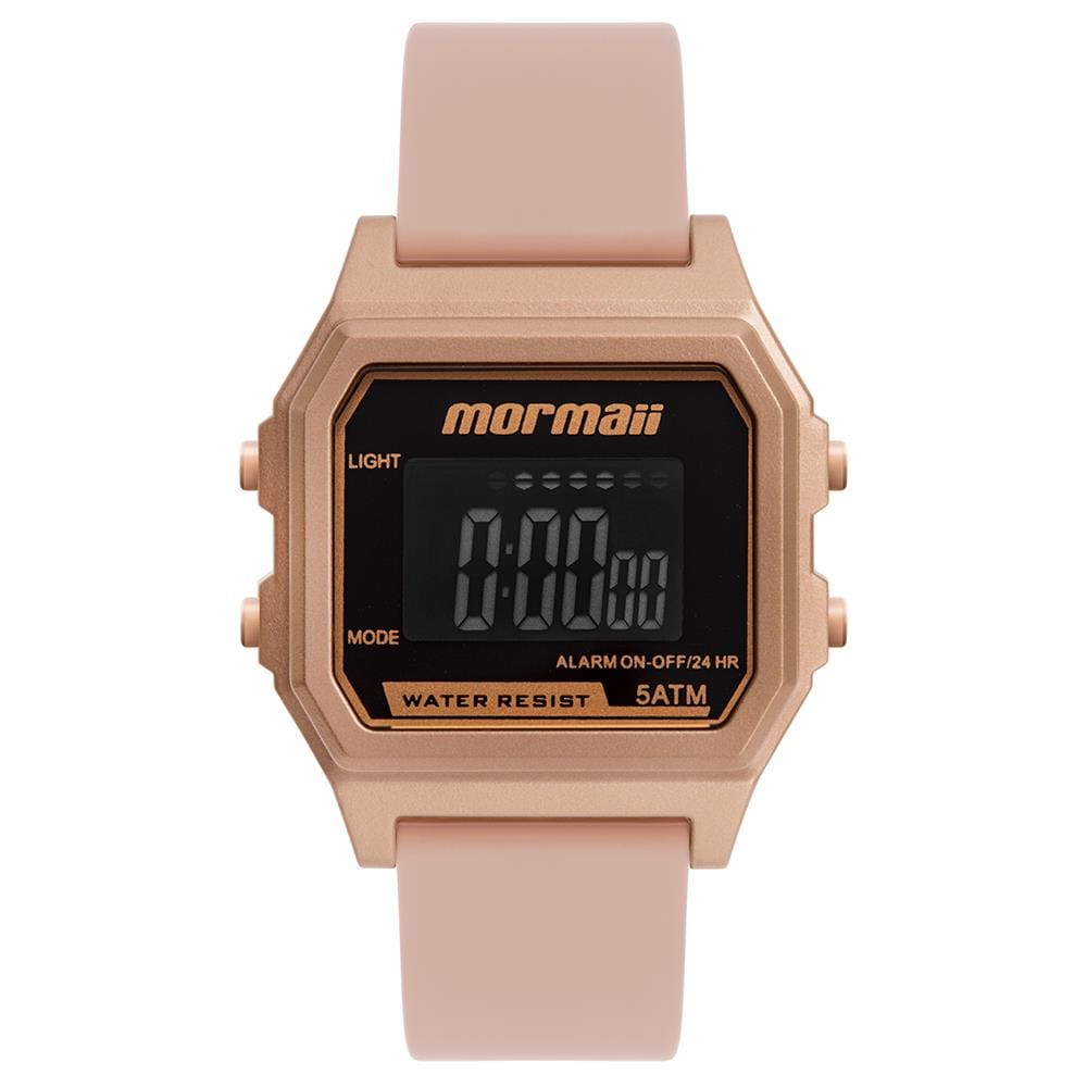 Relogio Feminino Digital Mormaii Vintage MOJH02AJQ8T Rose | Casas Bahia