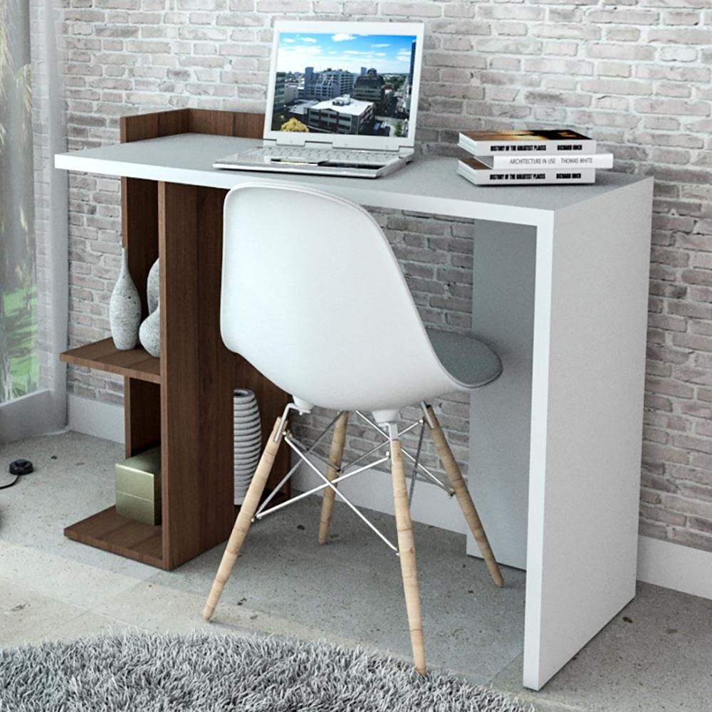 Mesa para Escritório Appunto Sense com 2 Prateleiras | Black Friday ...