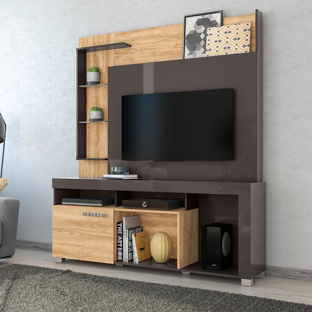 Estante home theater com vidro | Casas Bahia