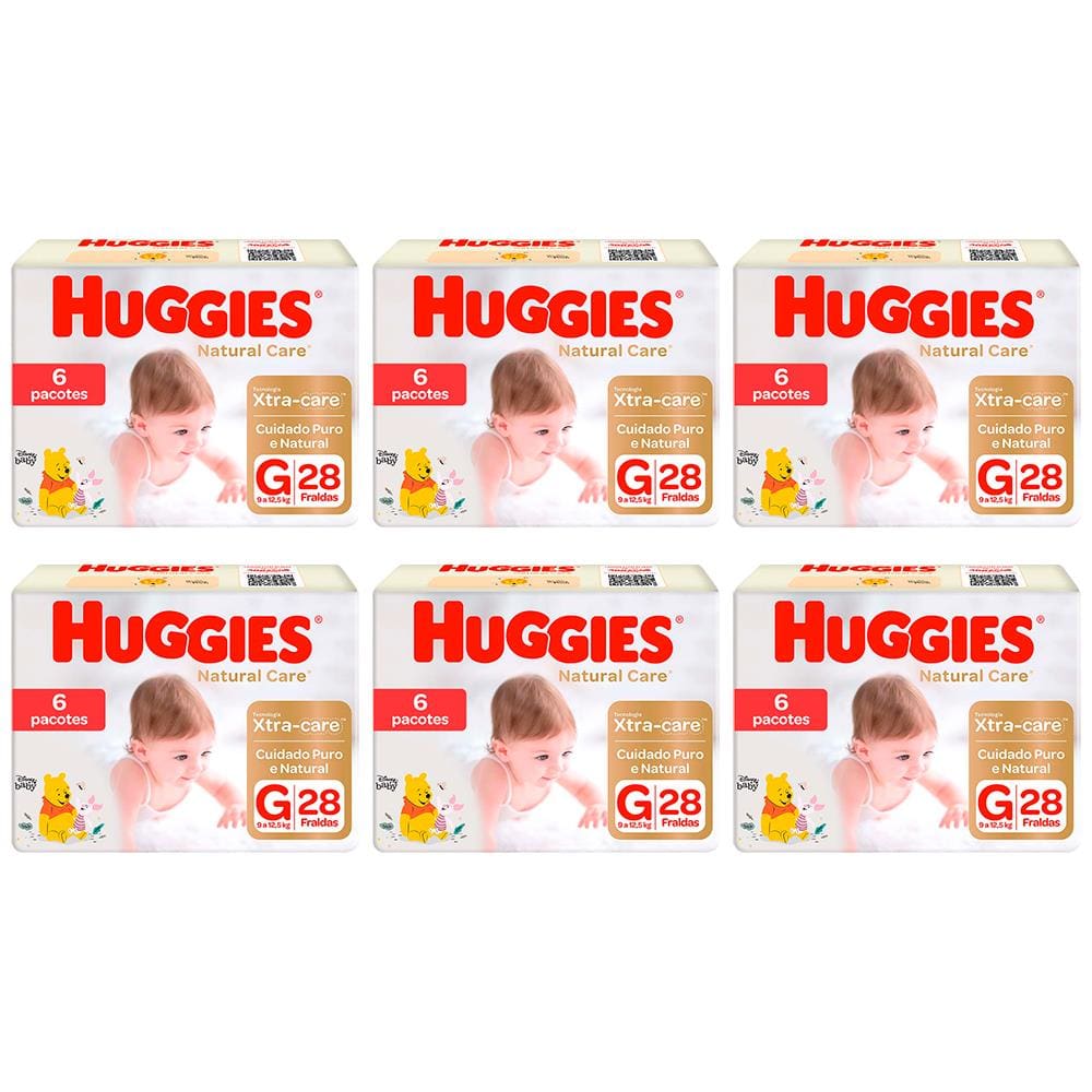 Fralda huggies g care natural Black Friday | Vale Pix - Casas Bahia