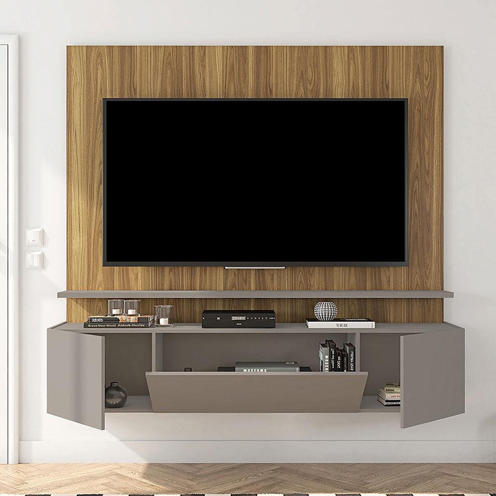 Painel tv 50 polegadas cor cinza | Casas Bahia