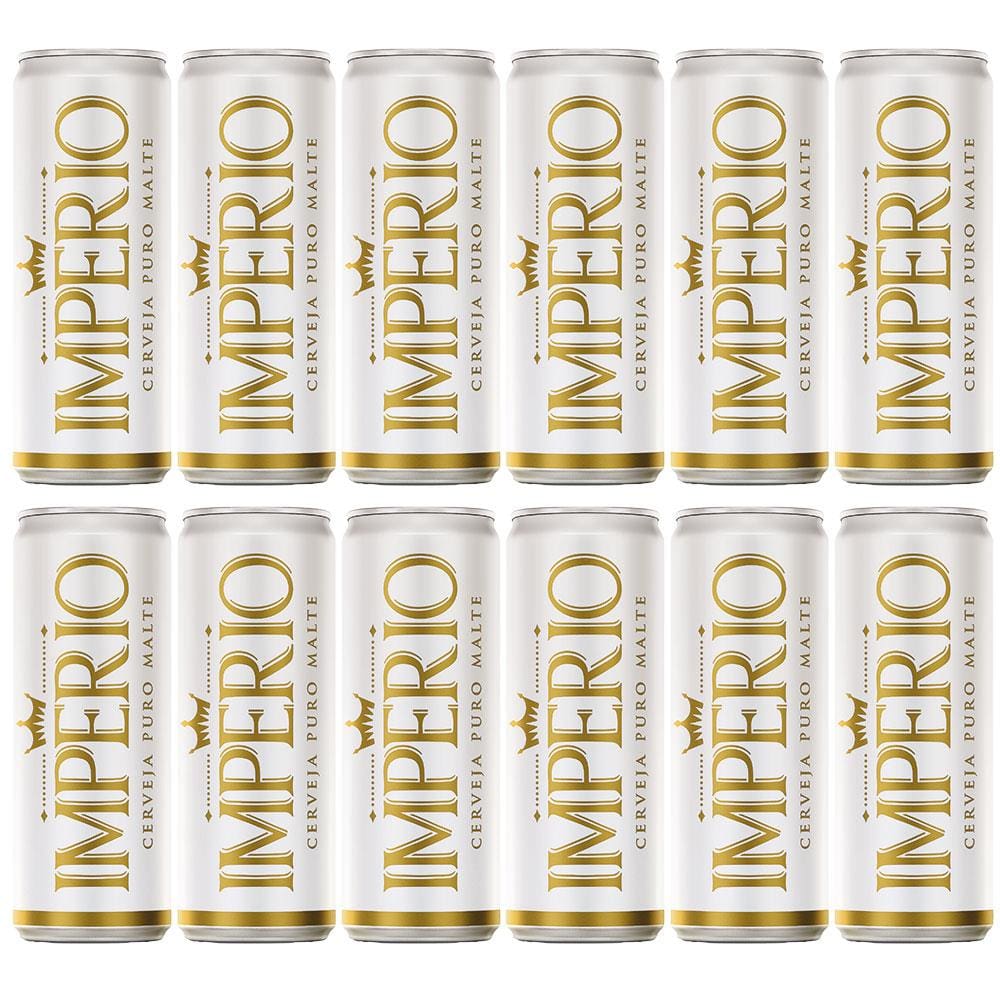 Cerveja Império Pilsen Lata 350ml Pack - 12 Unidades em Promoção no ...