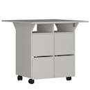 Mesa Retangular Nova Móbile Moove com 4 Bancos, | Casas Bahia