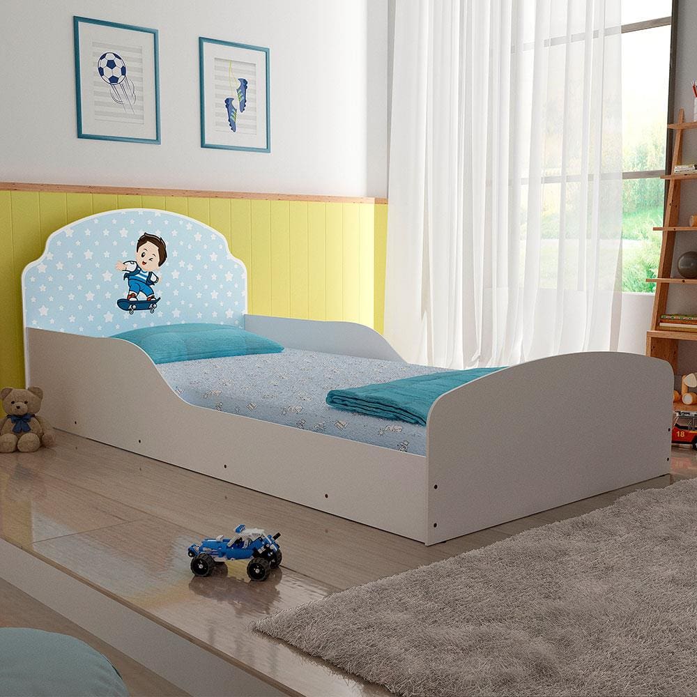 Cama infantil gelius f1 azul | Casas Bahia