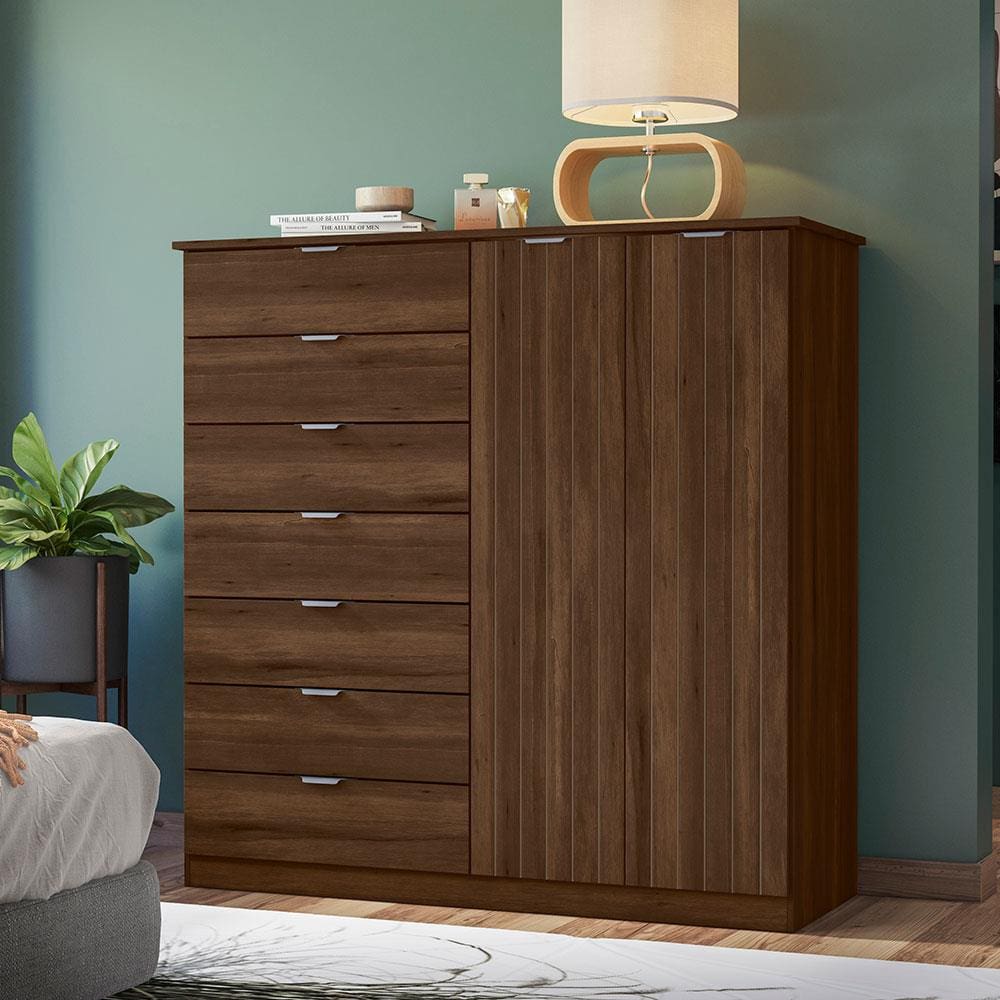 Comoda com sapateira 2 porta e 7 gaveta | Casas Bahia