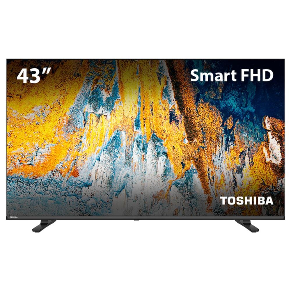 Smart TV 43" Full HD LED TB017M Toshiba 43V35L com WiFi Dolby Audio e ...