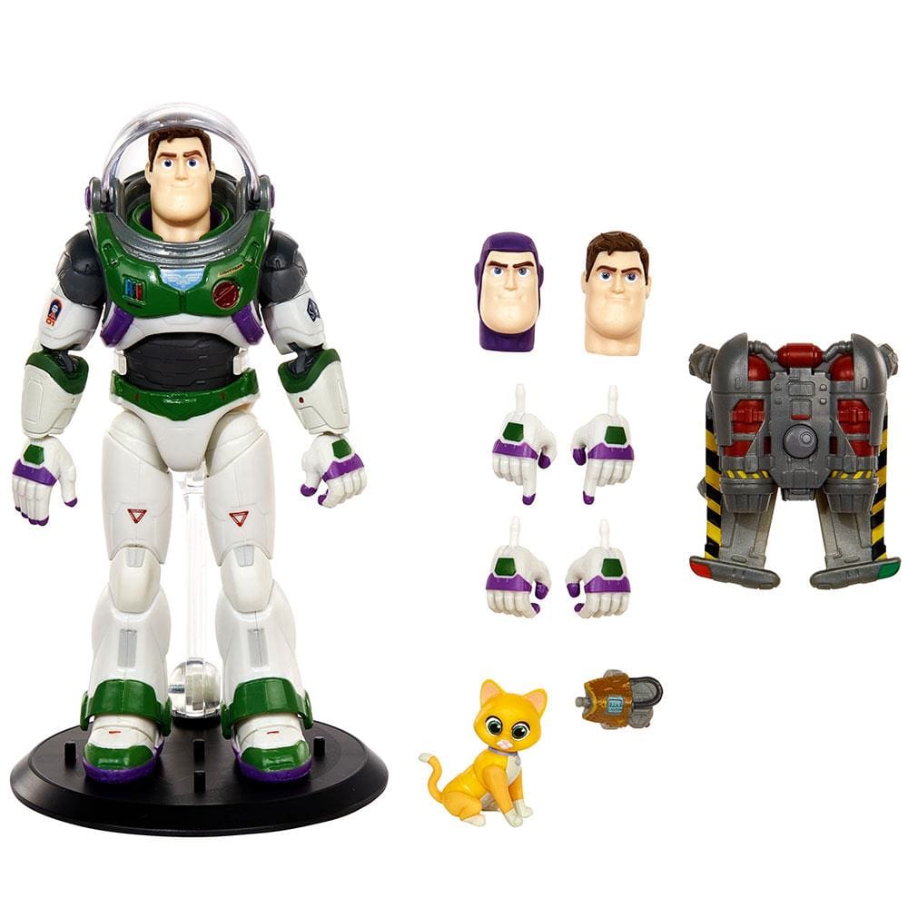 Boneco toy story buzz lightyear mattel cfm66 turbo jato fala | Casas Bahia