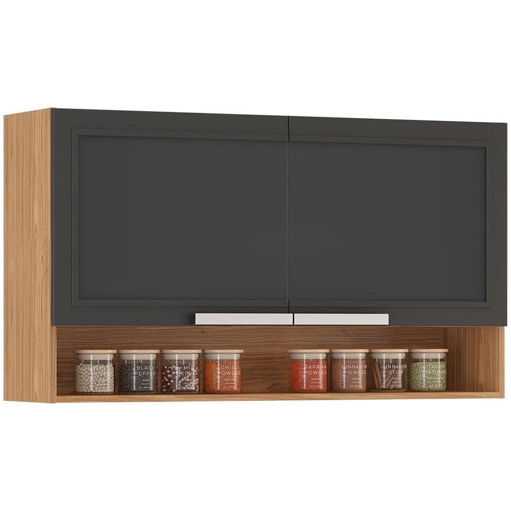 Armario Aereo Itatiaia Max com 2 Portas e 3 Prateleiras Itatiaia ...