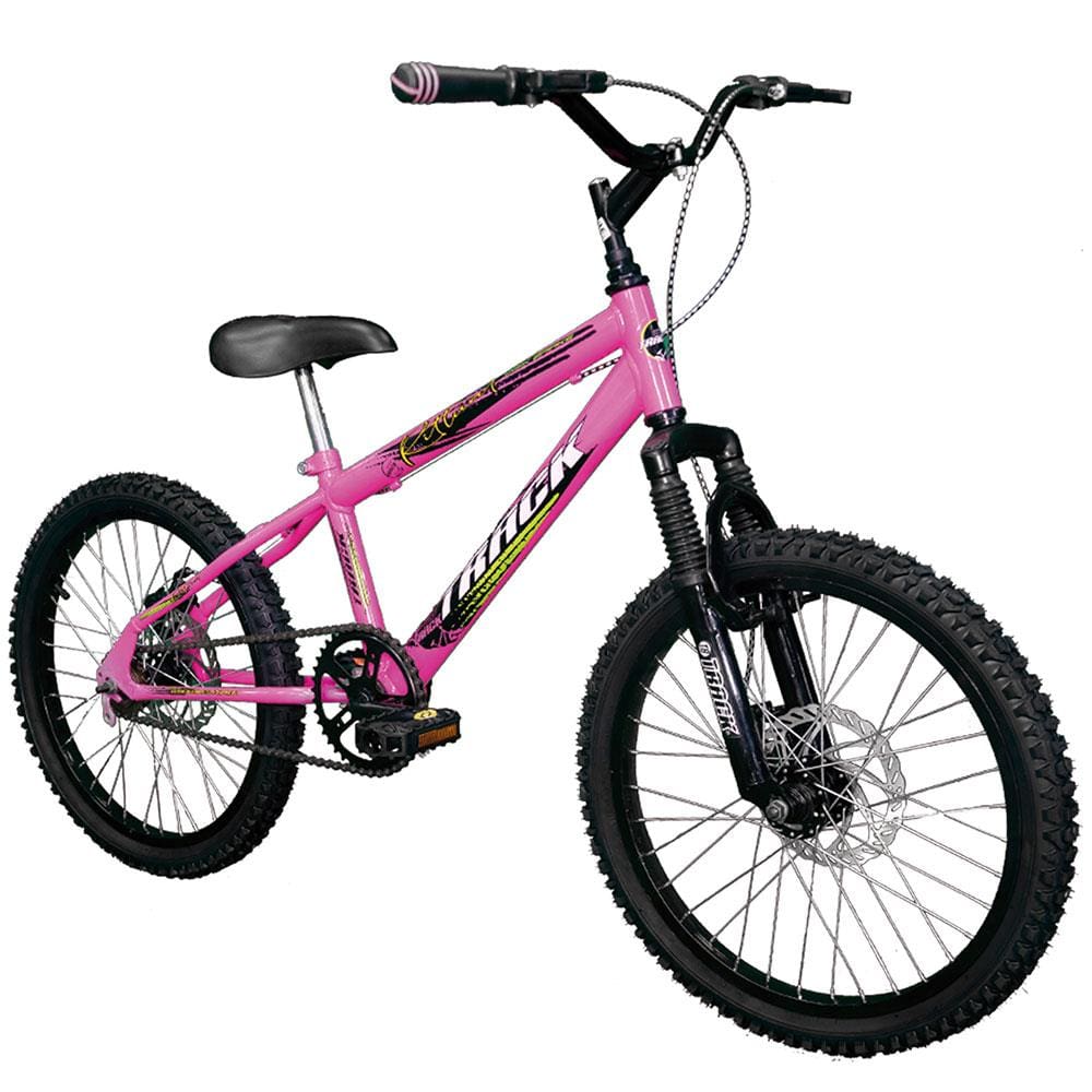 Bicicleta aro 20 track rosa | Casas Bahia
