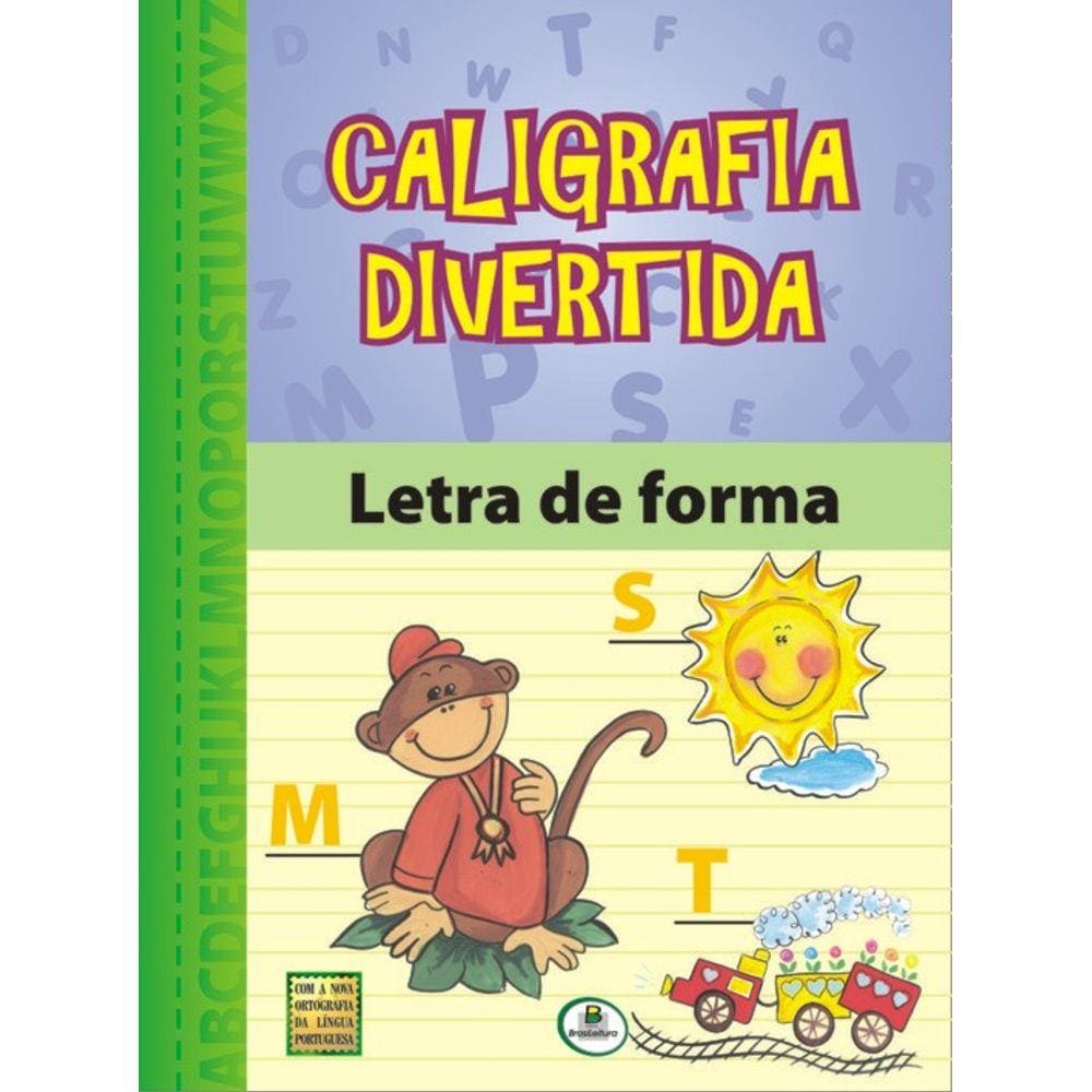 Caligrafia letra forma maiuscula e minuscula | Casas Bahia