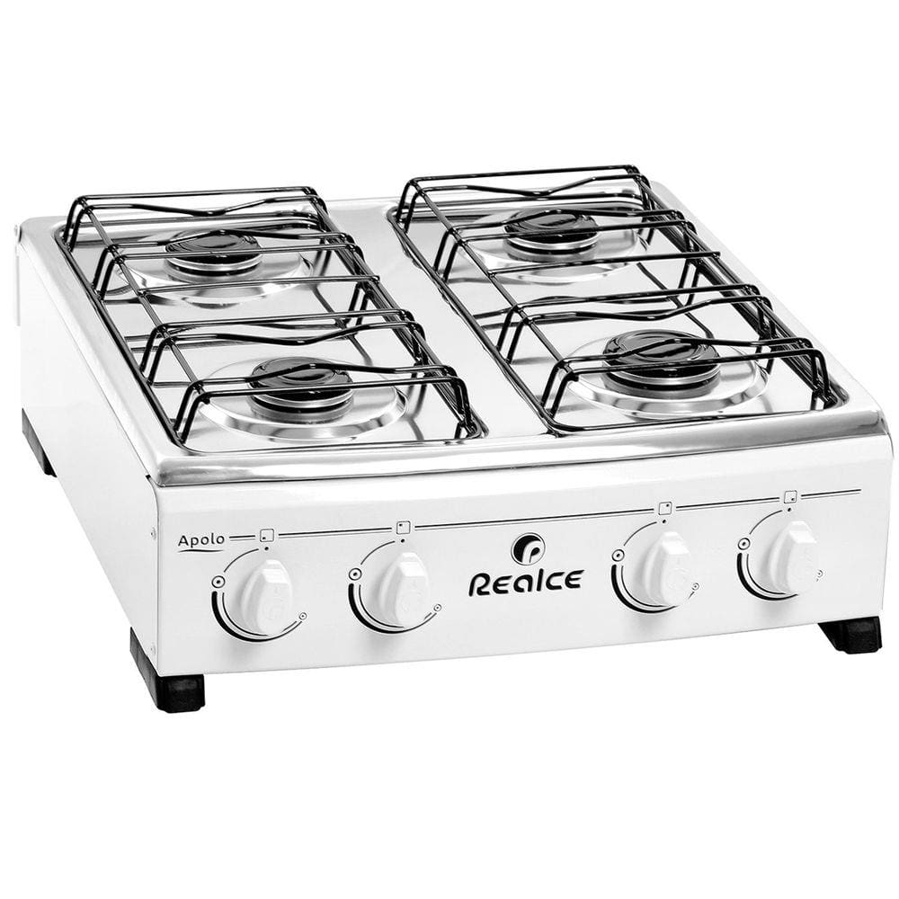 Fogao 4 bocas embutir inox tampo vidro | Casas Bahia