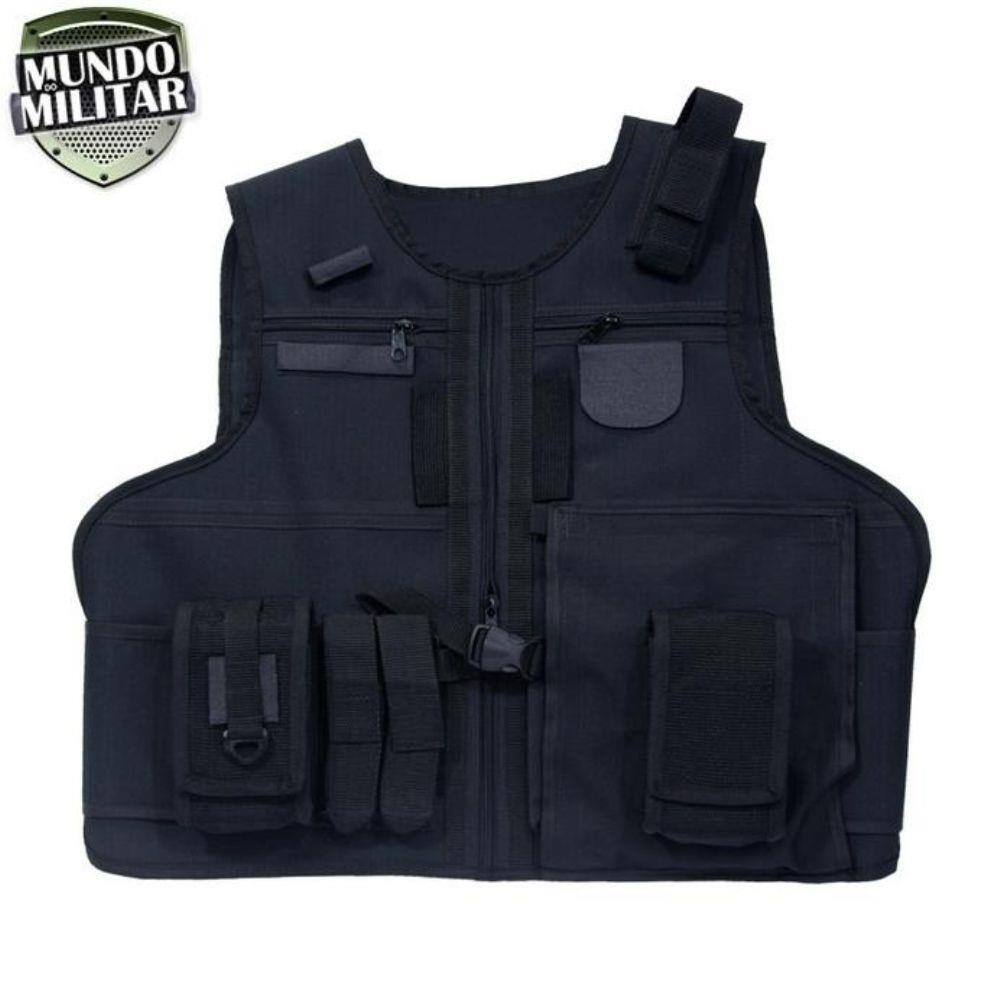 Colete tatico airsoft ntk tatico octos preto | Casas Bahia