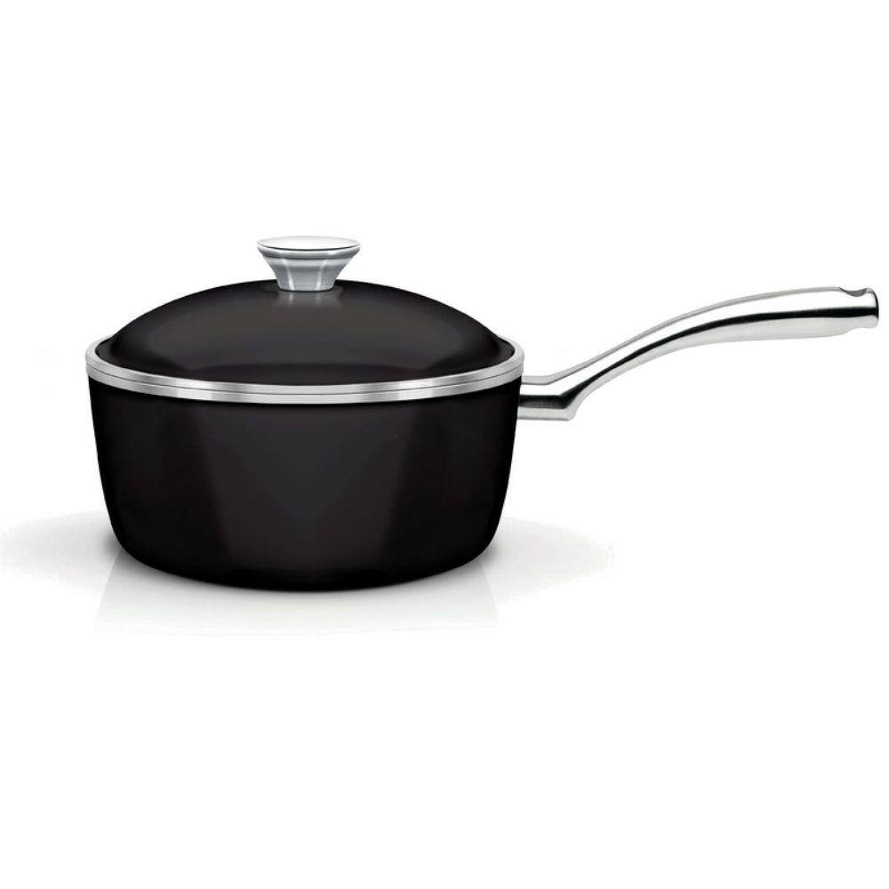 Kit tramontina panela preta e rosa | Casas Bahia